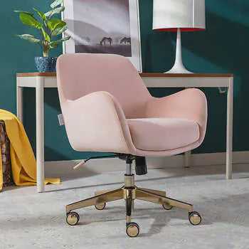 Velvet spinny chair store